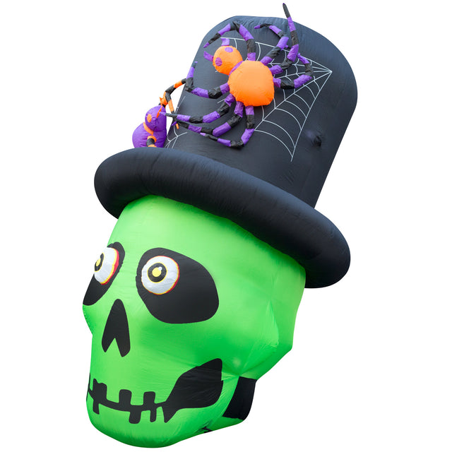 6 ft Inflatable Halloween Top Hat Skull Yard Decoration – Marketfleet Inc.