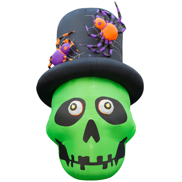 6 ft Inflatable Halloween Top Hat Skull Yard Decoration – Marketfleet Inc.