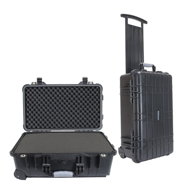 22 Inch PISTOL HARD ROLLING GUN CASE- TSA APPROVED: CRUSH RESISTANT ...