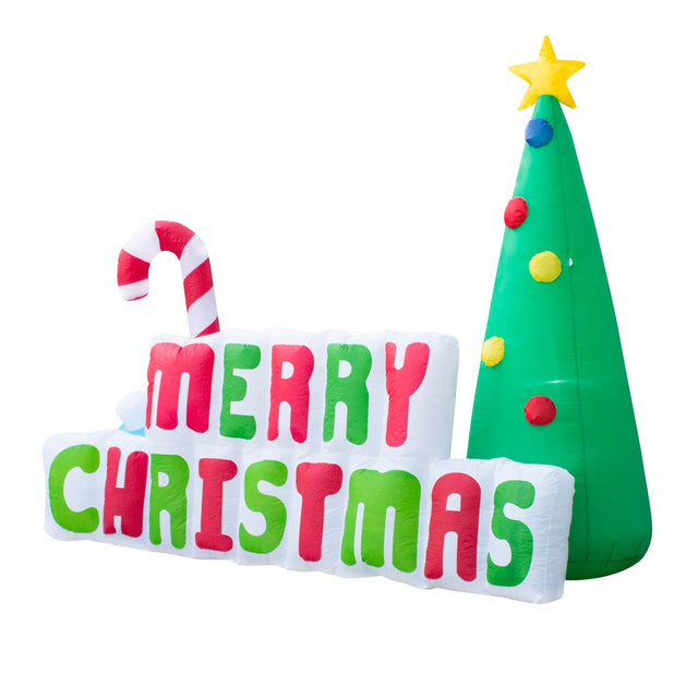 Inflatable Merry Christmas Sign Christmas Decoration with Built in Fan ...